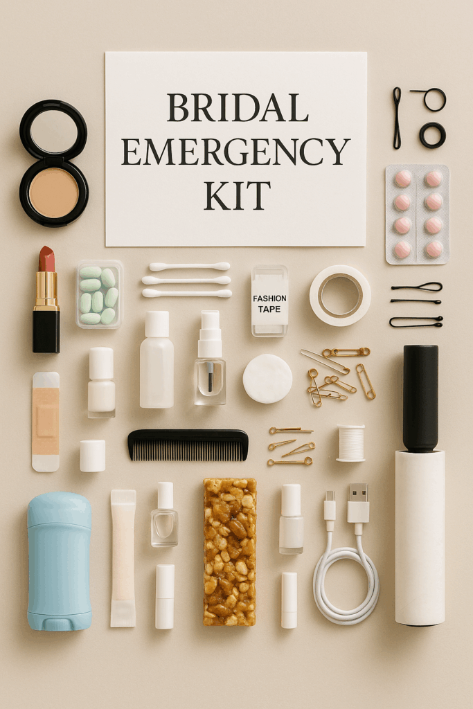 What to Include in Your Bridal Emergency Kit - Pearl Mansion